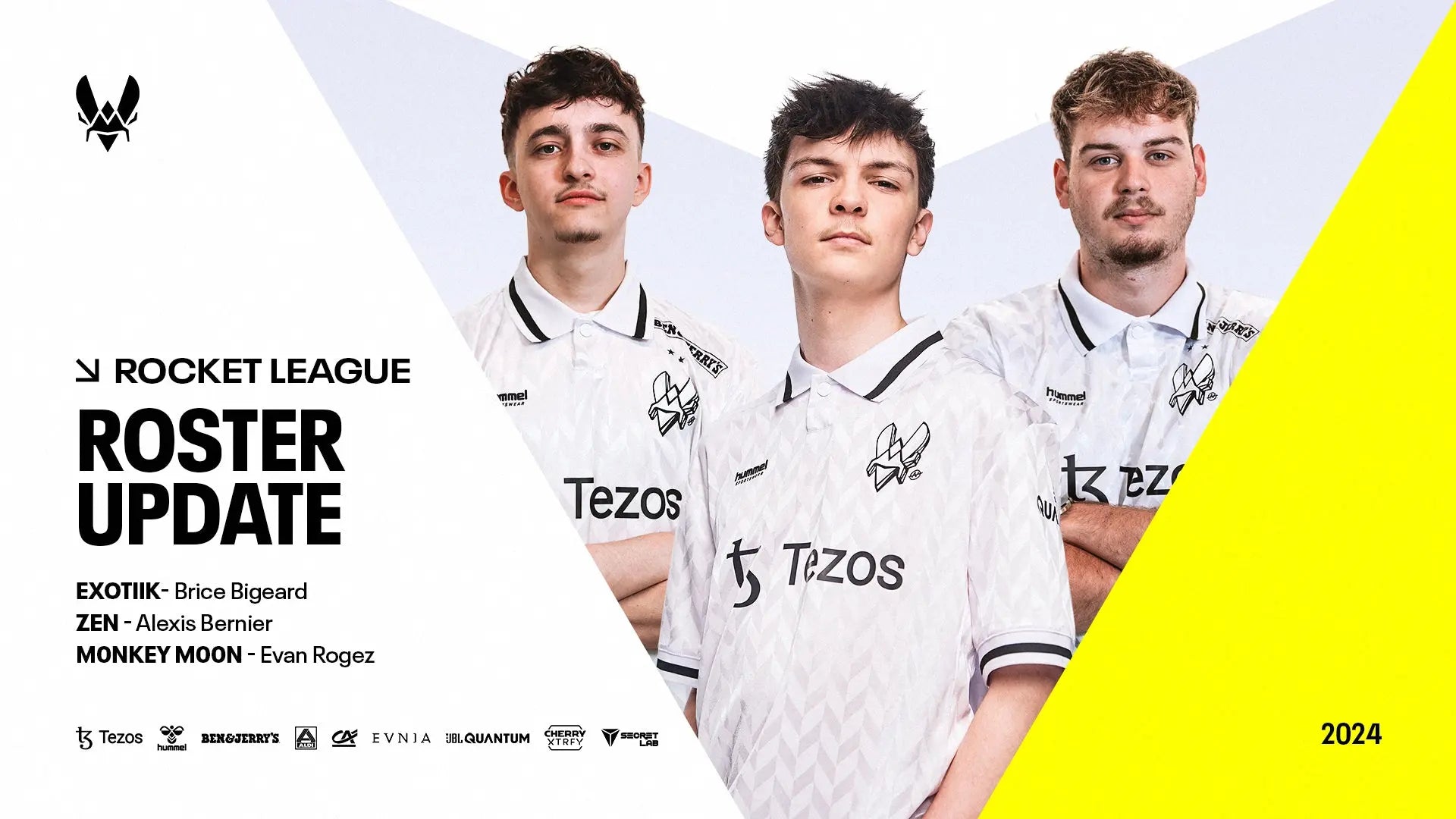 TEAM VITALITY DÉVOILE SON NOUVEAU ROSTER ROCKET LEAGUE POUR LA SAISON ...